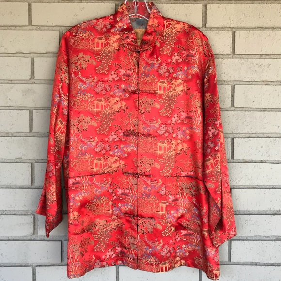 Tops | Traditional Mandarin Oriental Style Top | Poshmark